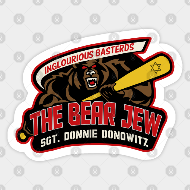 The Bear Jew logo - Popular - Sticker | TeePublic